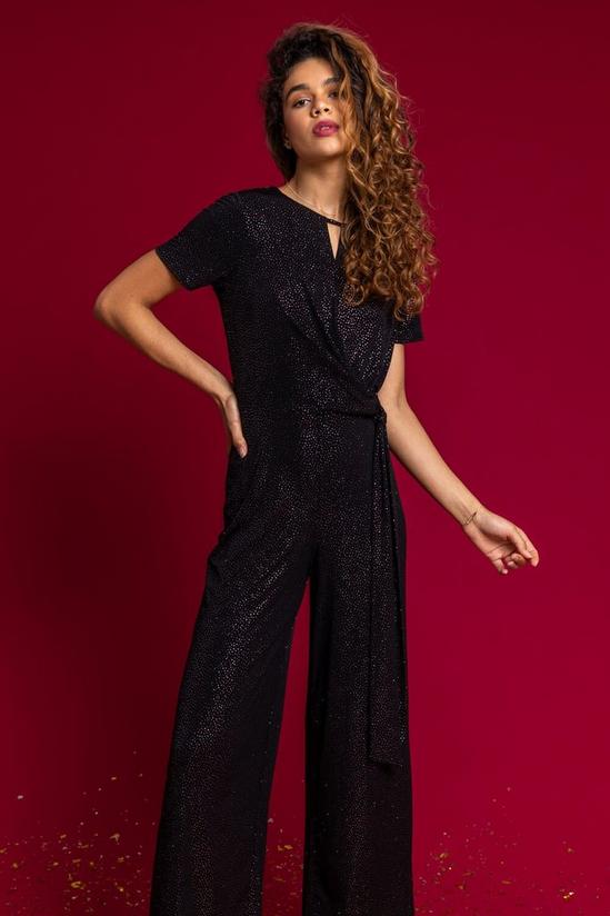Jumpsuits Shimmer Twist Keyhole Jumpsuit Roman